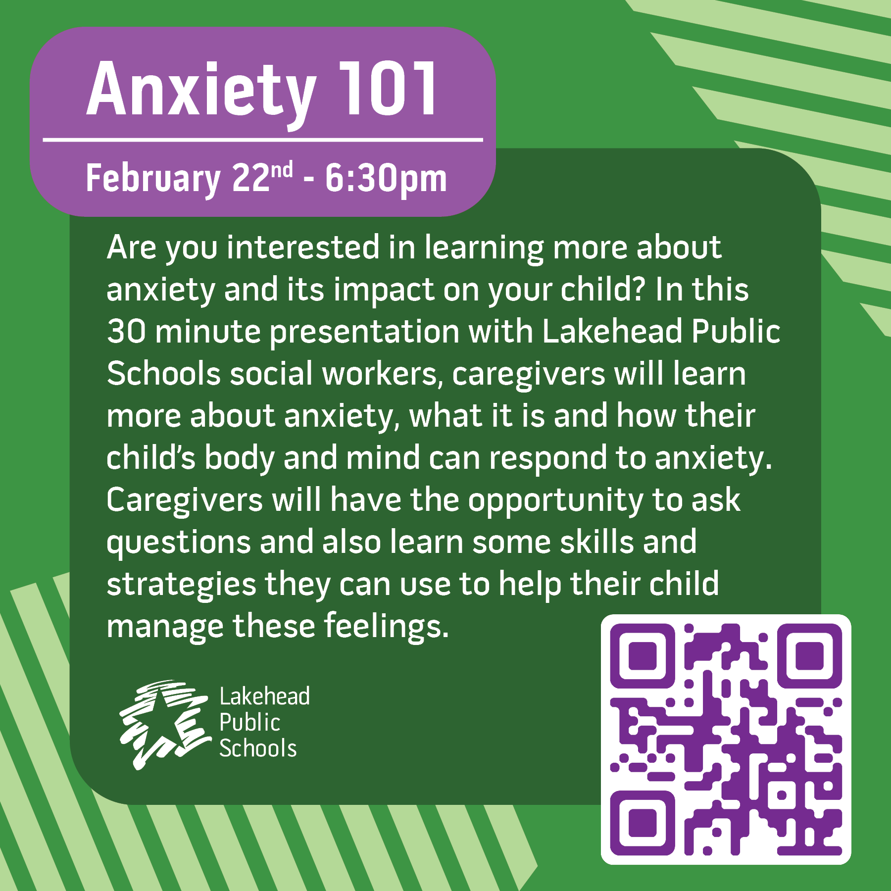 Presentation on Children's Anxiety - Hammarskjold High School